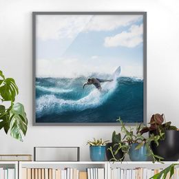 Bilderwelten Bild mit Rahmen Schnapp dir die Welle