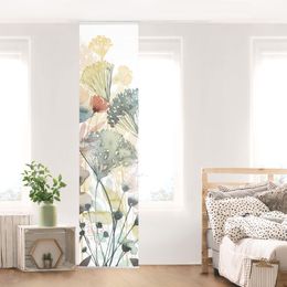 Bilderwelten Schiebegardine Set Wildblumen im Sommer I