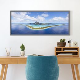 Bilderwelten Bild mit Rahmen Inselparadies