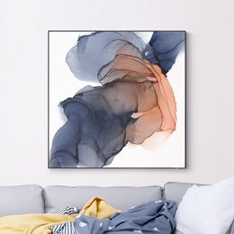 Wechselbild Ozeantropfen Blau-Orange mit Gold