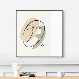 Wechselbild Picasso Interpretation - Die Eule