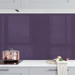 Bilderwelten K&uuml;chenr&uuml;ckwand Rotviolett