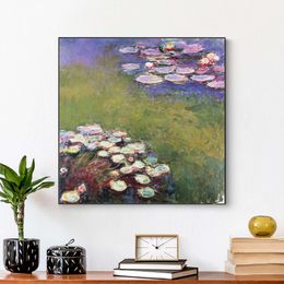 Wechselbild Claude Monet - Seerosen