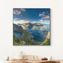 Wechselbild Fjordblick in Reinebringen