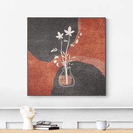 Wechselbild Boho Blumen in Vase