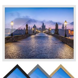 Bilderwelten Bild mit Rahmen Karlsbr&uuml;cke in Prag