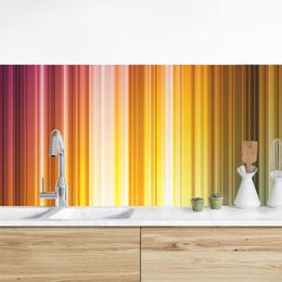Bilderwelten Küchenrückwand selbstklebend bunt Abstrakt - Rainbow Light - Wandfolie Spritzschutz nach Maß