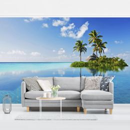 Bilderwelten Tapete - Fototapete Strand - Tropisches Paradies - Wandtapete Schlafzimmer Wohnzimmer - auch selbstklebend