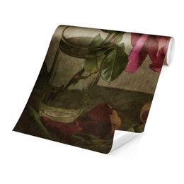 Fototapete Blumen Tear of a Rose