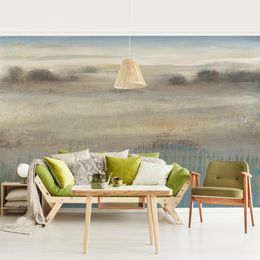 Bilderwelten Fototapete originell Abstrakt Wandtapete beige - Bestimmungsort - Deko Wohnzimmer Schlafzimmer