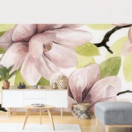 Bilderwelten Fototapete Magnolie err&ouml;tet II