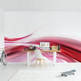 Bilderwelten Fototapete Vliestapete Abstrakt Wandtapete einzigartig - Pink Dust - Deko Wohnzimmer Schlafzimmer
