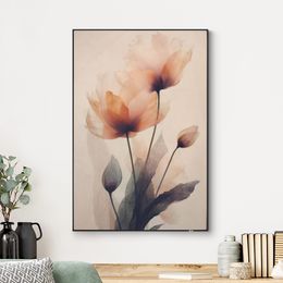 Wechselbild Pergamentblumen