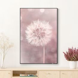 Wechselbild Pusteblume Bokeh rosa