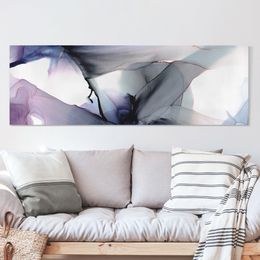 Bilderwelten Leinwandbild Violett im Fluss