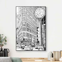 Wechselbild Stadtstudie - Flatiron Building