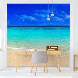Bilderwelten Tapete - Fototapete Strand - Paradise Beach I - Bildtapete Schlafzimmer Wohnzimmer modern - auch kleisterfrei