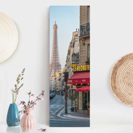 Bilderwelten Leinwandbild Stra&szlig;e von Paris