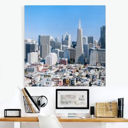 Bilderwelten Leinwandbild San Francisco Skyline