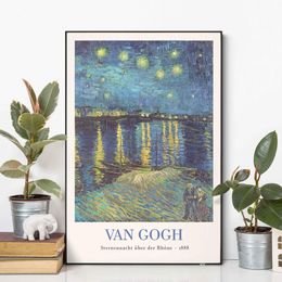 Wechselbild Vincent van Gogh - Sternennacht - Museumsedition