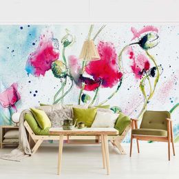 Bilderwelten Fototapete Painted Poppies