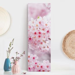 Bilderwelten Leinwandbild Japanische Kirschbl&uuml;ten