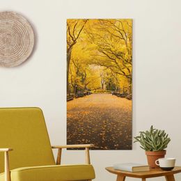 Bilderwelten Leinwandbild Herbst im Central Park