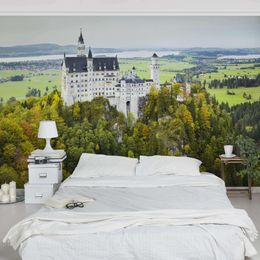 Bilderwelten Fototapete Schloss Neuschwanstein Panorama