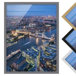 Bilderwelten Bild mit Rahmen Nachts in London