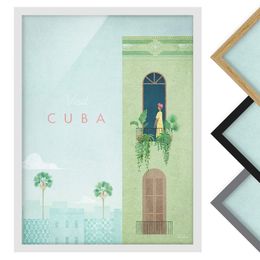Bilderwelten Bild mit Rahmen Reiseposter - Cuba