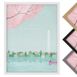 Bilderwelten Bild mit Rahmen Reiseposter - Washington DC
