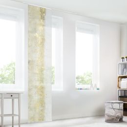 Bilderwelten Schiebegardine Set Goldene Farbfelder I