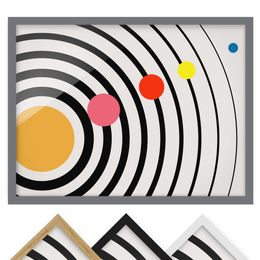 Bilderwelten Bild mit Rahmen Geometrisches Universum