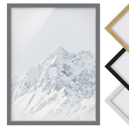 Bilderwelten Bild mit Rahmen Wei&szlig;e Berge