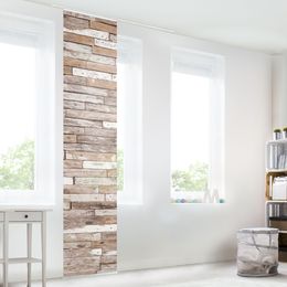 Bilderwelten Schiebegardine Set Turkey Woodwall