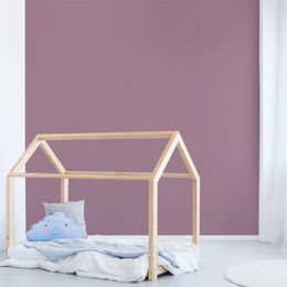 Bilderwelten Fototapete Vliestapete Unifarben Wandtapete einzigartig - Malve - Deko Wohnzimmer Schlafzimmer