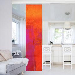 Bilderwelten Schiebegardine Set Magenta Energy