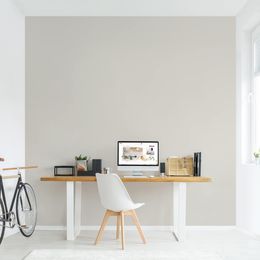 Bilderwelten Fototapete Vliestapete Unifarben Wandtapete einzigartig - Meersand - Deko Wohnzimmer Schlafzimmer