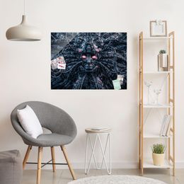 Bilderwelten Glasbild Menschliche Maschine