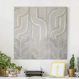 Bilderwelten Leinwandbild originell Orientalisch Kunstdruck beige - Chenille II - Wandbild XXL Wohnzimmer Schlafzimmer