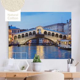 Bilderwelten Leinwandbild Rialtobr&uuml;cke in Venedig