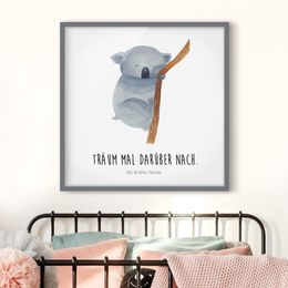 Bilderwelten Bild mit Rahmen Mr. & Mrs. Panda - Koala - Tr&auml;um mal