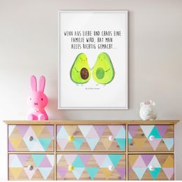 Bild mit Rahmen Avocado - Familie