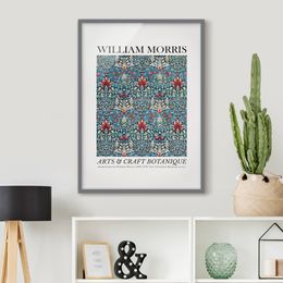 Bilderwelten Bild mit Rahmen William Morris - Snakeheads
