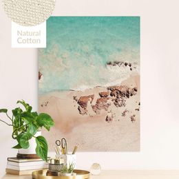 Bilderwelten Leinwandbild Golden Rose Beach