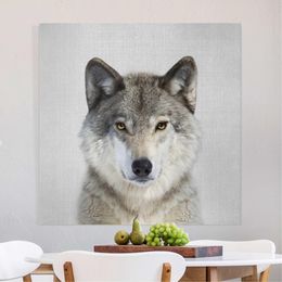 Bilderwelten Leinwandbild Wolf Wendelin
