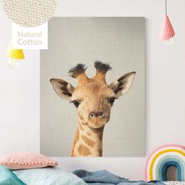 Bilderwelten Leinwandbild Baby Giraffe Gandalf
