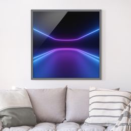 Bilderwelten Bild mit Rahmen Neonlichter