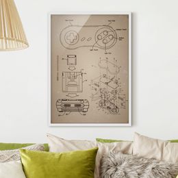 Bilderwelten Bild mit Rahmen Vintage Anleitung Gaming II