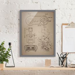 Bilderwelten Bild mit Rahmen Vintage Anleitung Gaming II